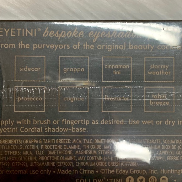 ‘tini beauty | Makeup | Tini Beauty Cocktail Inspired Eyeshadow Palette ...